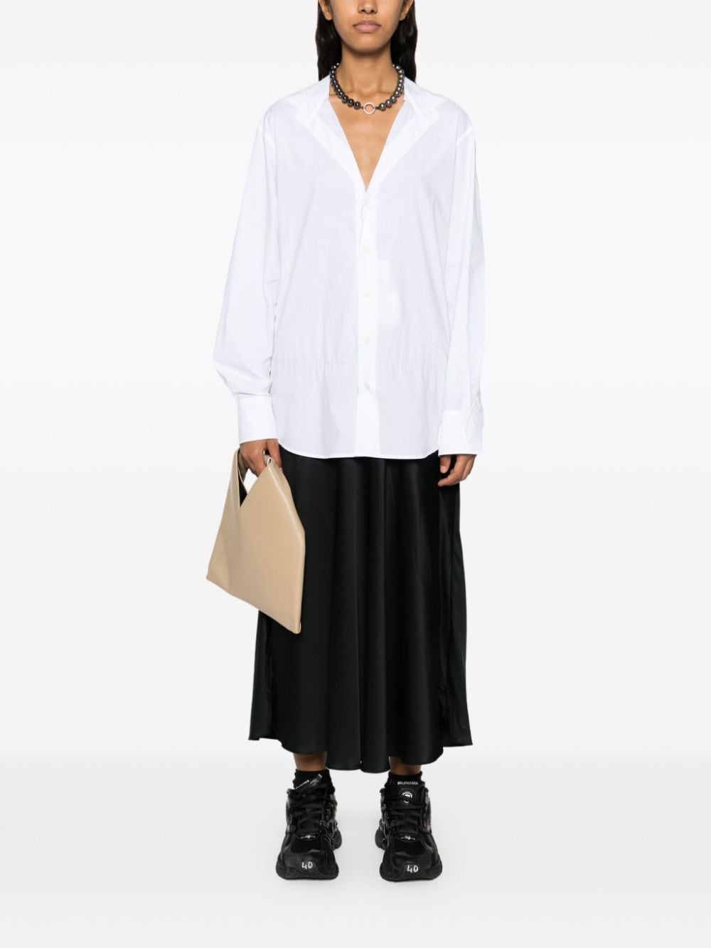 MAISON MARGIELA MM6 Maison Margiela Numbers-Motif Maxi Dress