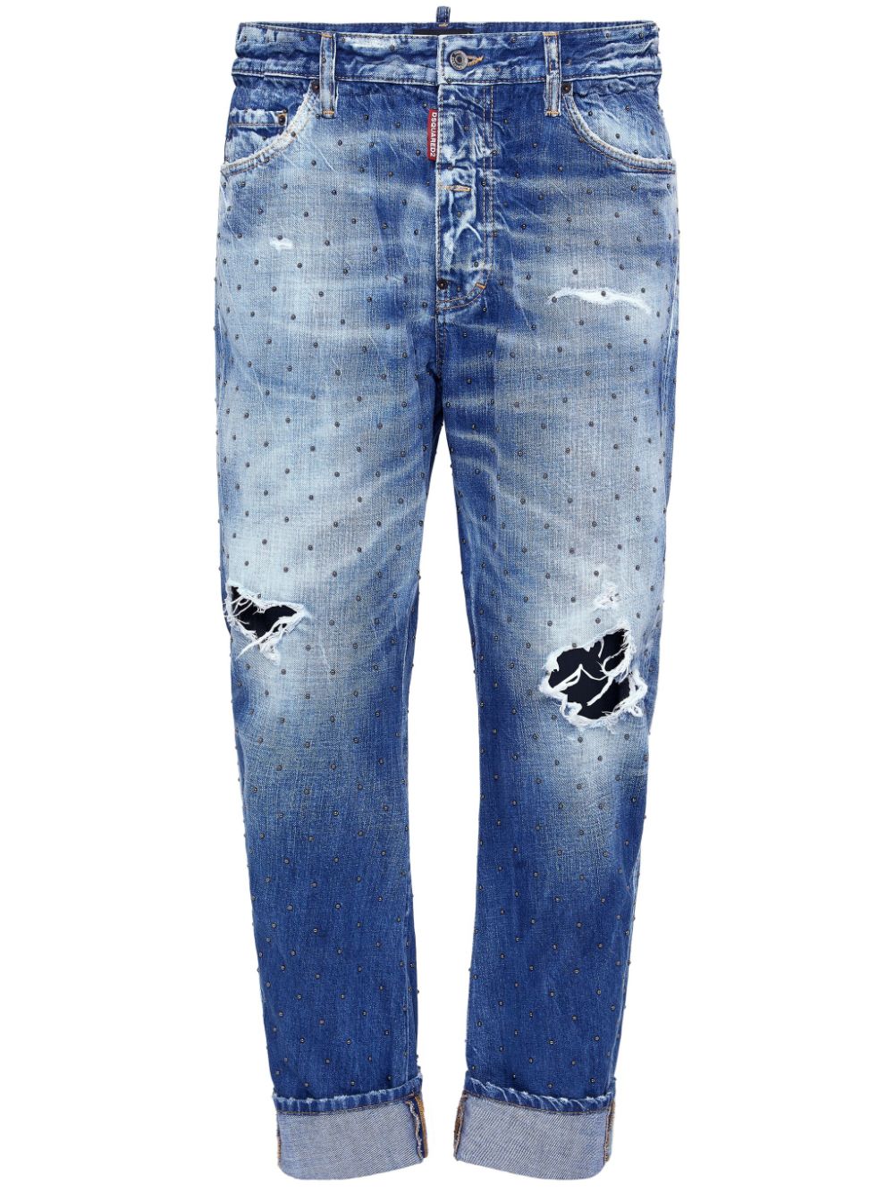 DSQUARED2 Dsquared2 Dark Highlight Mini Front Jean Jacket