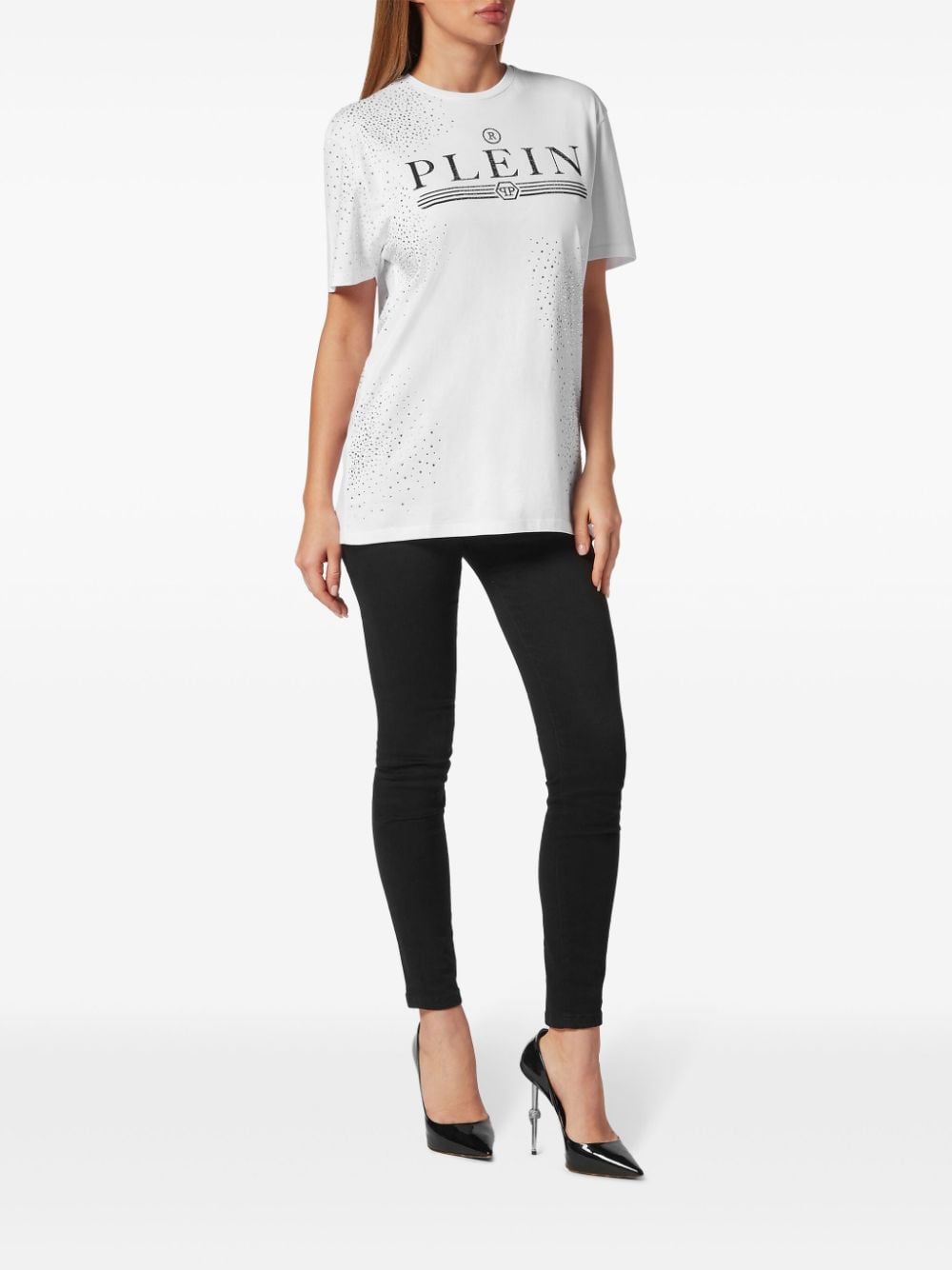 PHILIPP PLEIN Philipp Plein Crystal-Embellished T-Shirt