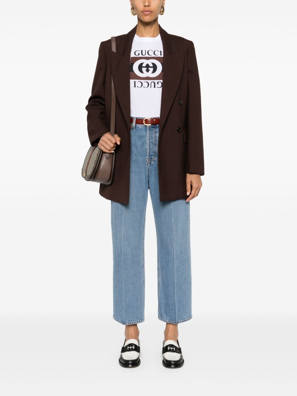 GUCCI Logo-Print Cotton T-Shirt