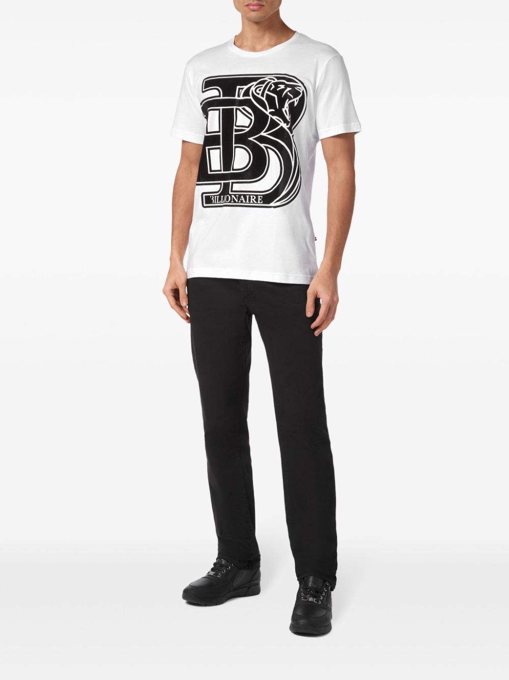 BILLIONAIRE logo-print cotton t-shirt