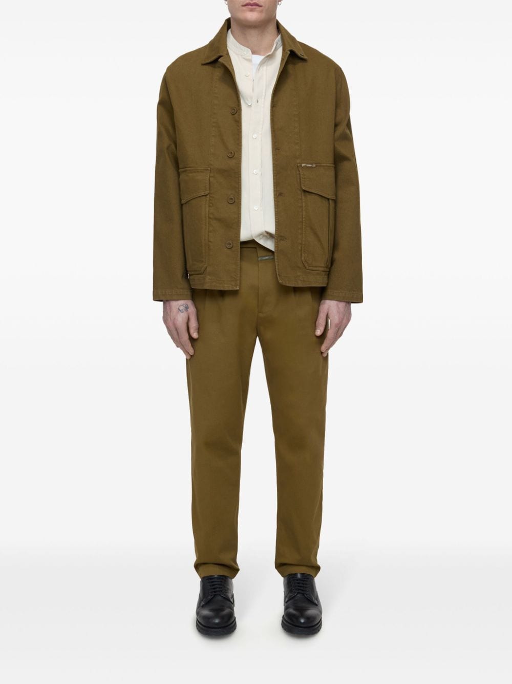 CLOSED straight-leg cotton chino trousers