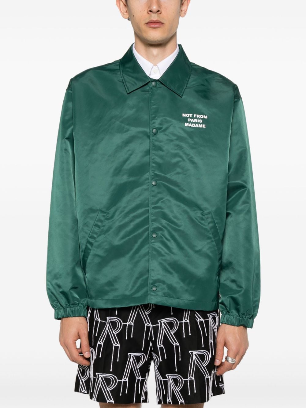 DROLE DE MONSIEUR Drôle De Monsieur Slogan Lightweight Jacket