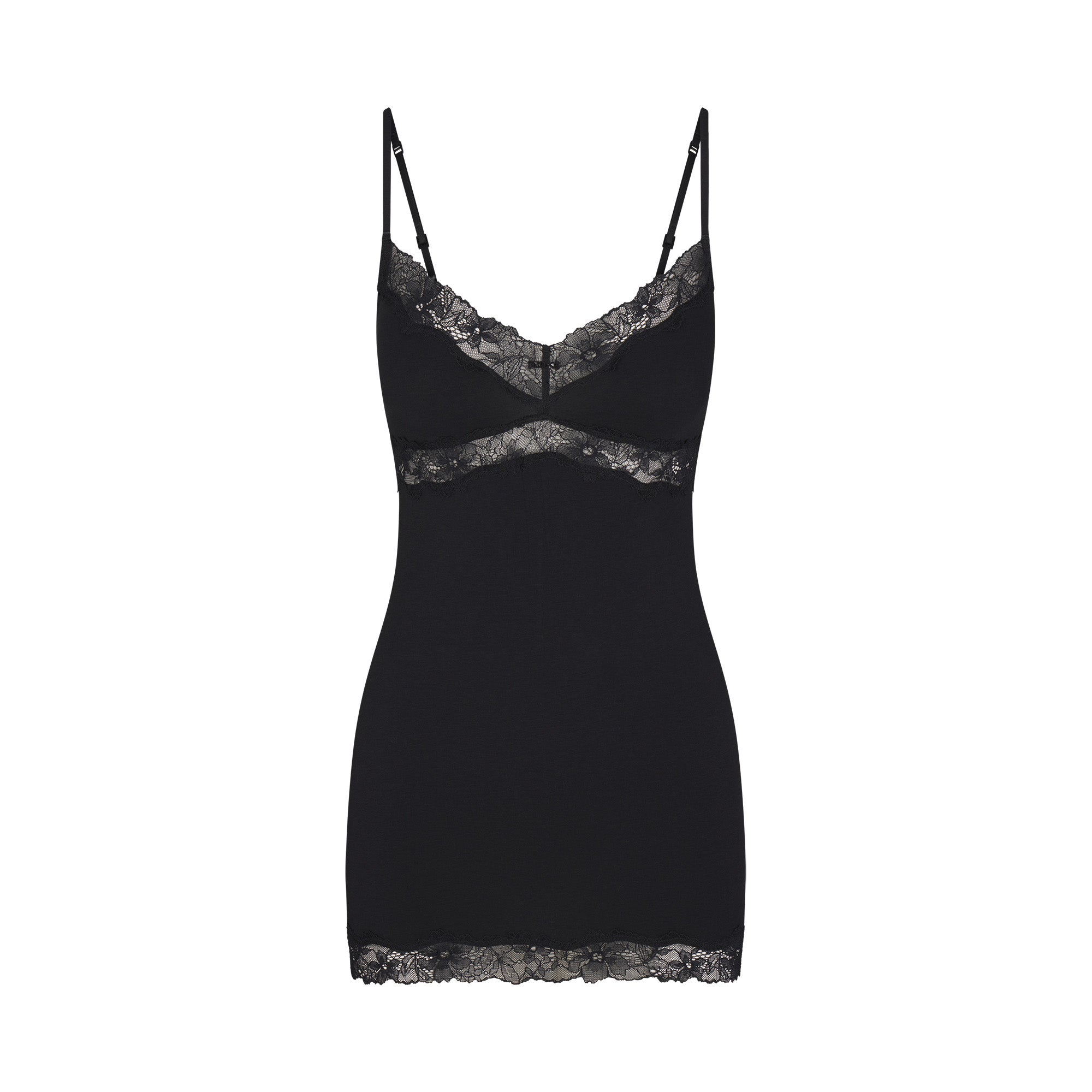 chinese dress ladies SKIMS Fits Everybody Corded Lace Trim Slip Dress main image 0