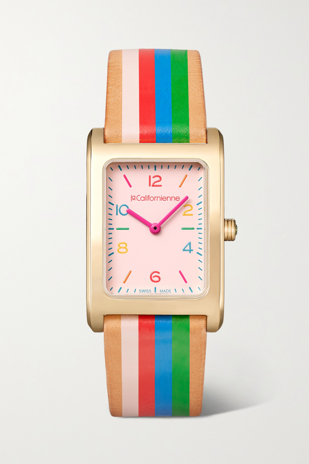 Anthropologie 14k -Plated Stretch Band Watch - Gold 