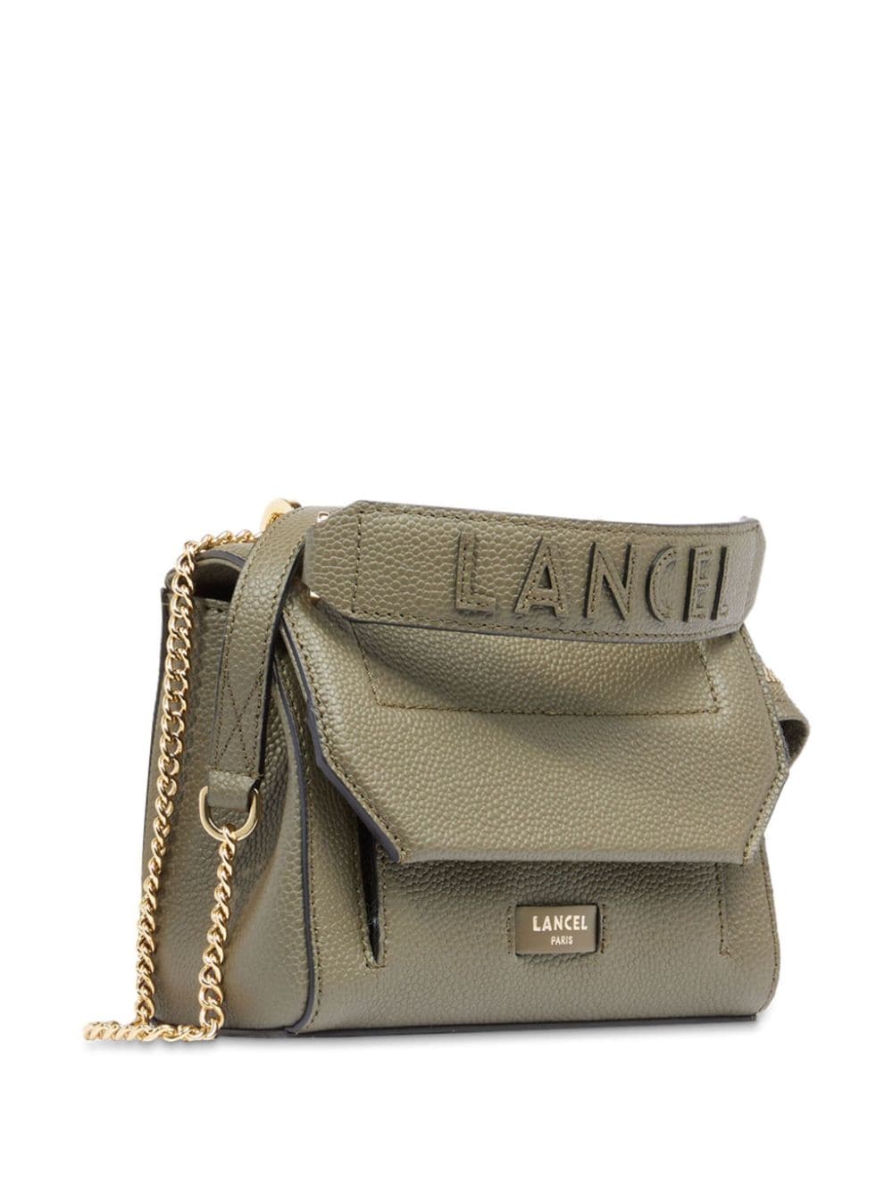 Lancel Mini Leather Crossbody Bag Green Editorialist