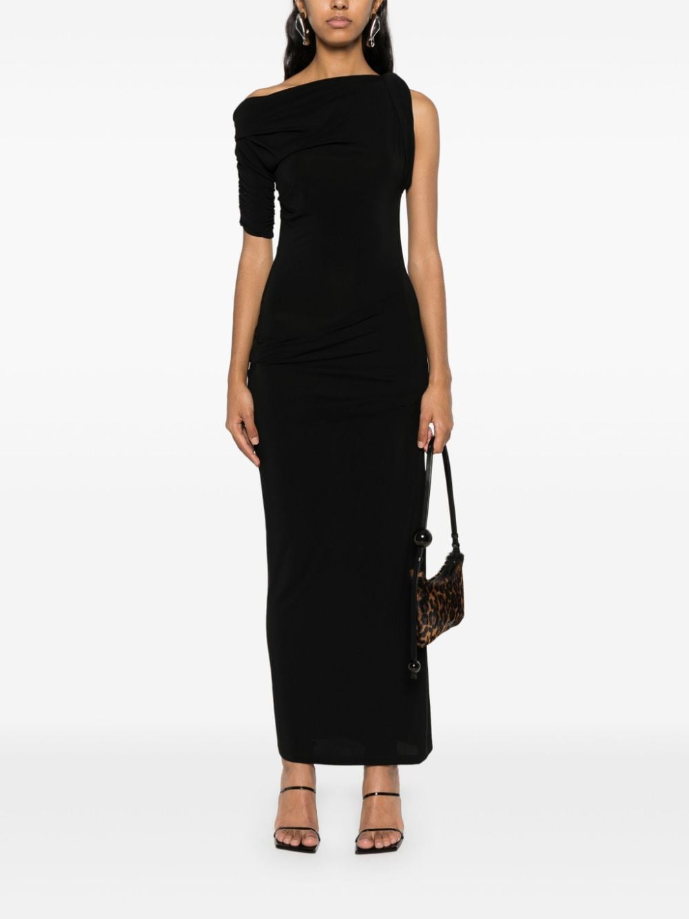 JACQUEMUS Drapeado Midi Dress