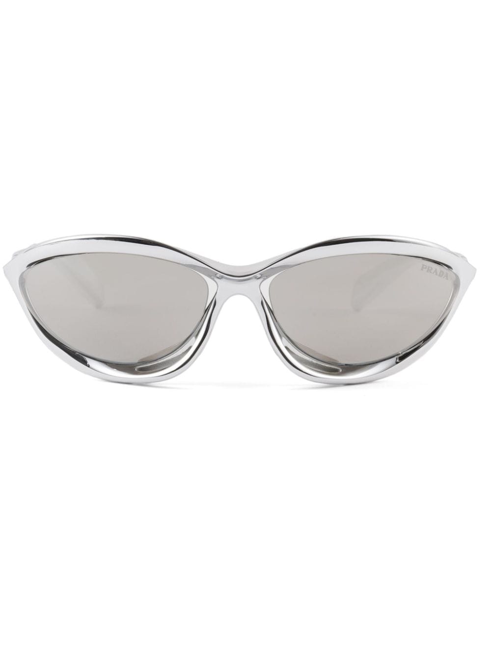 Prada Morph Cat-Eye Sunglasses - Silver | Editorialist display picture 1