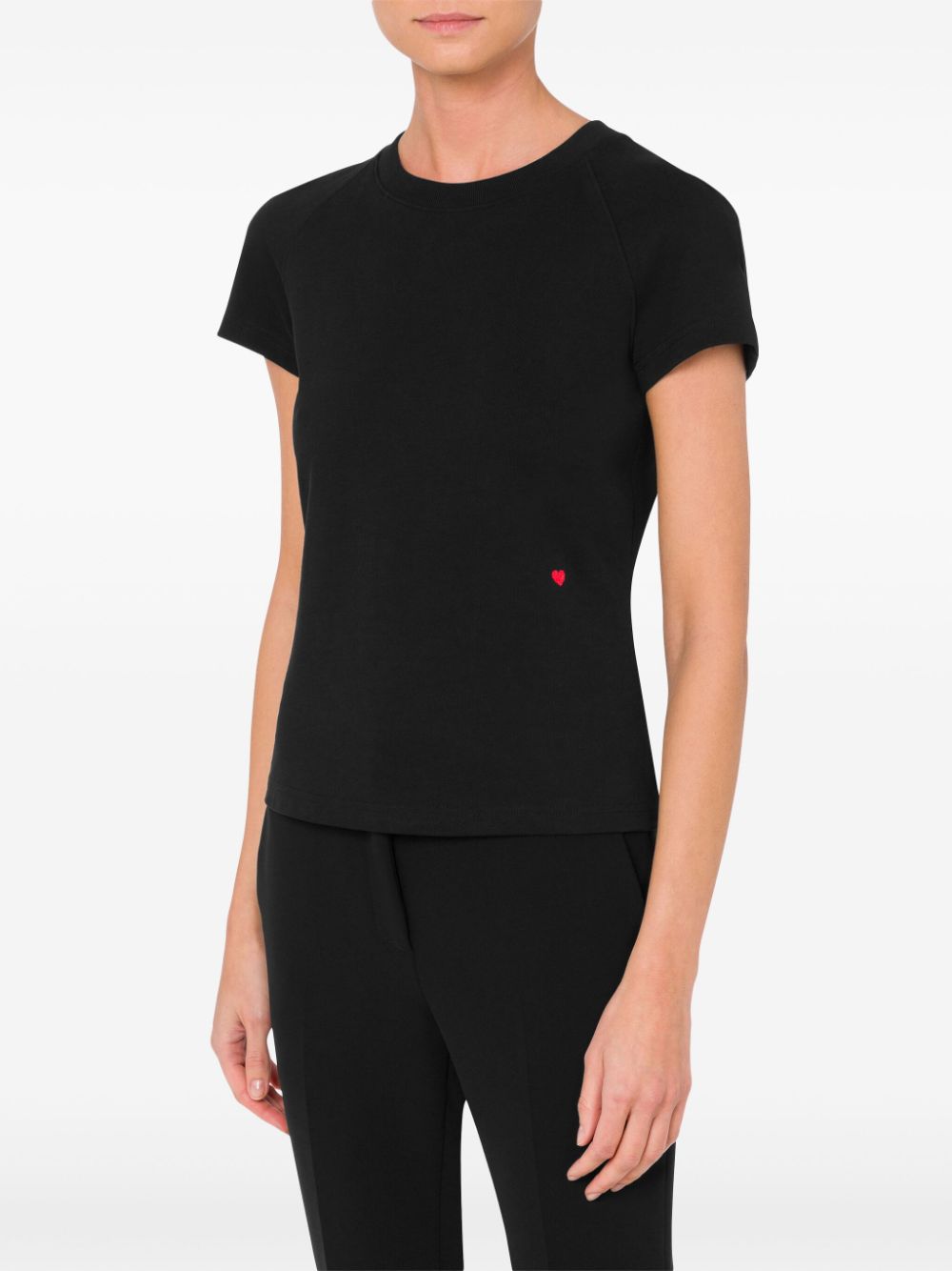 MOSCHINO Moschino Heart-Embroidered T-Shirt