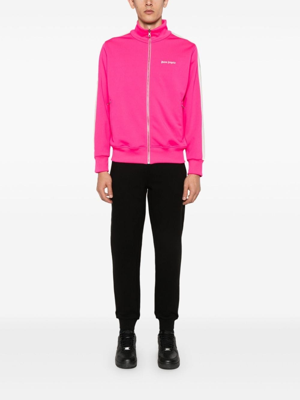 PALM ANGELS Palm Angels Logo Embroidered Track Jacket