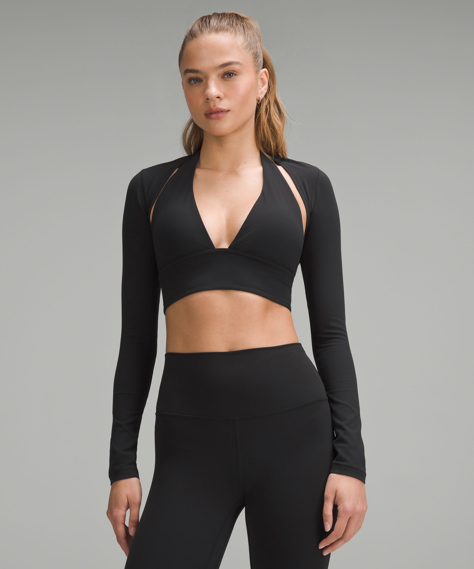 Lululemon Nulu Long-Sleeve Yoga Shrug Black Editorialist