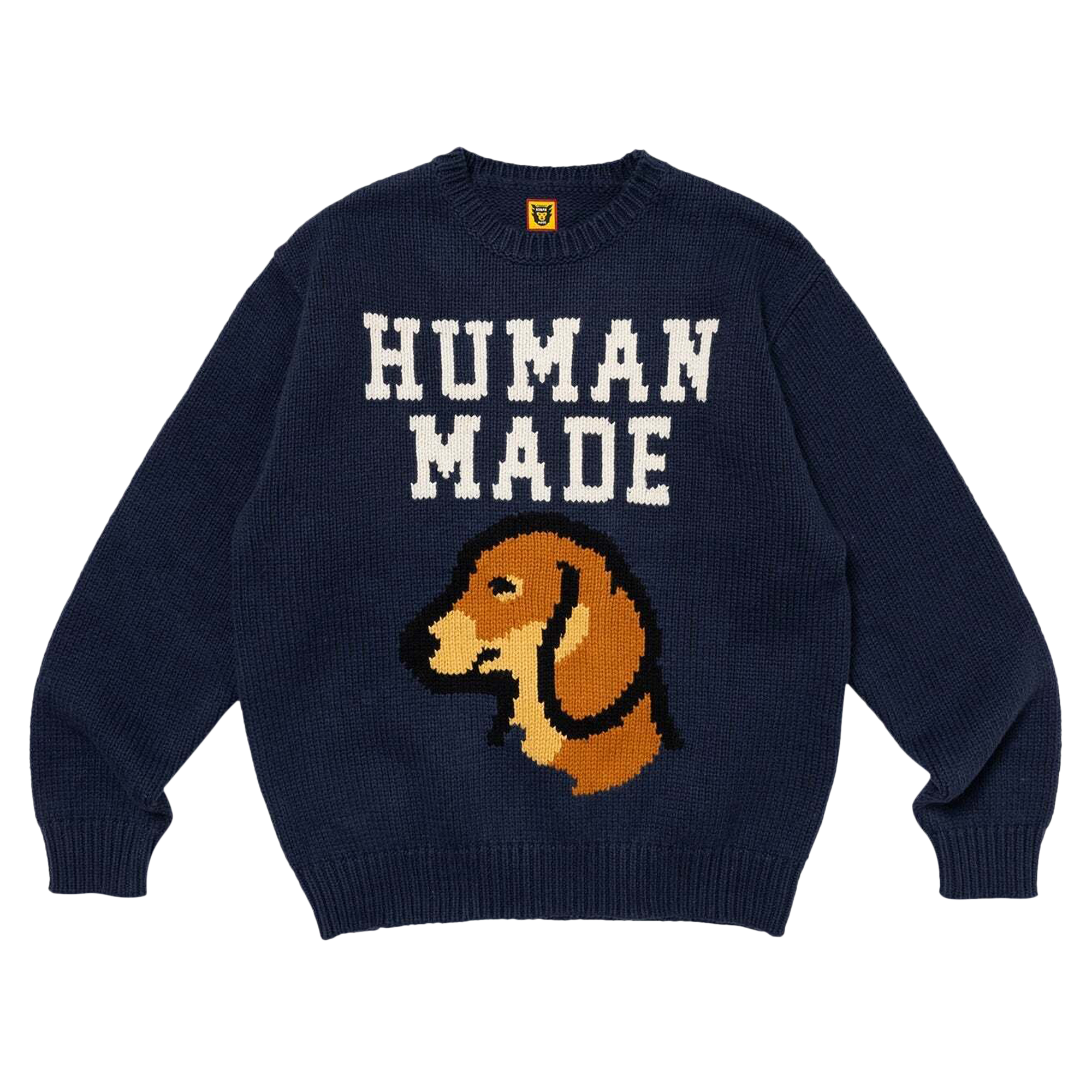 HUMAN MADE Low Gauge Knit Sweater - Black | Editorialist