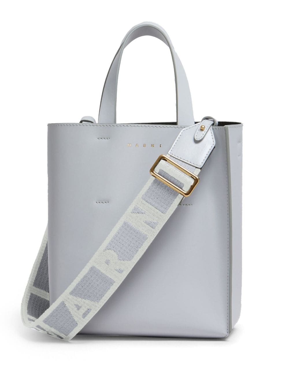MARNI Marni Logo-Strap Leather Tote Bag