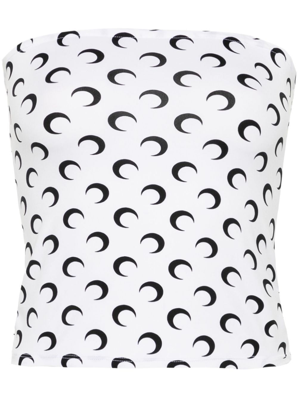 MARINE SERRE Marine Serre Moon Print Tube Top