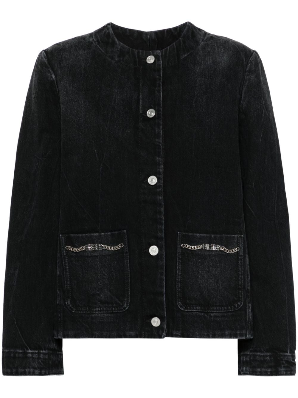 GIVENCHY Givenchy Chain-Detailing Denim Jacket