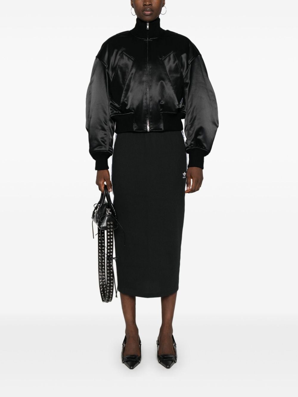ADIDAS Adidas 3-Stripes Ribbed Pencil Skirt