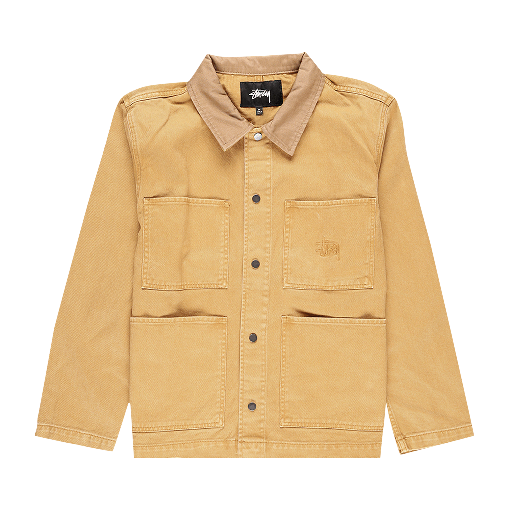 【Stussy】 washed chore jacket 30474680~gold_0.png