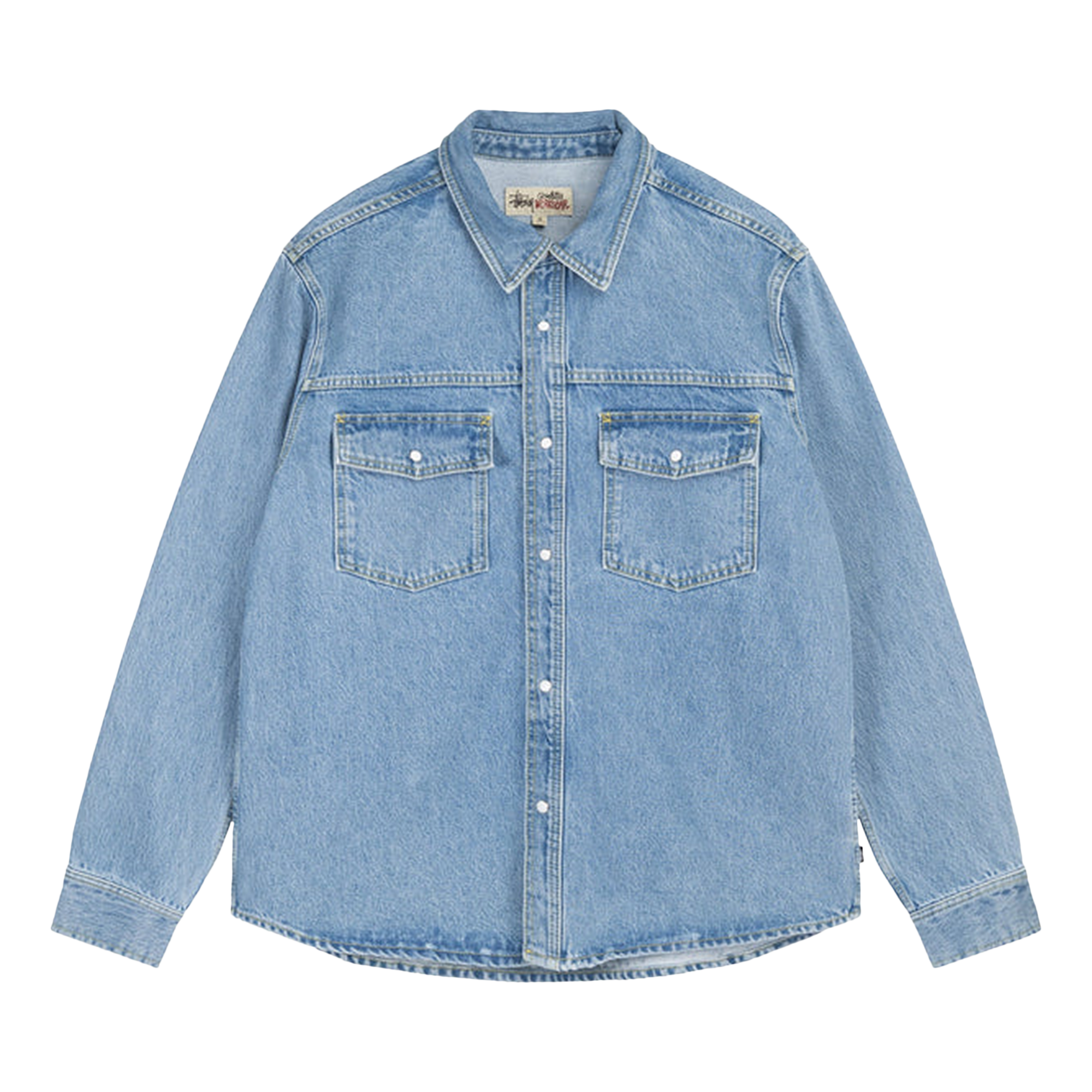 StüSsy Boxy Western Denim Shirt 