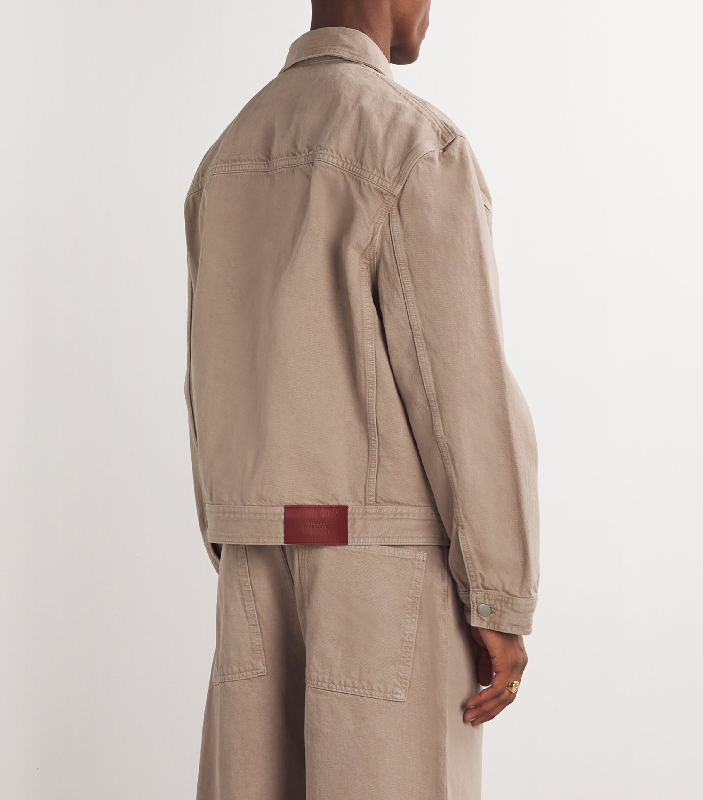 Studio Nicholson Petar Denim Jacket In Beige - 70% Off | Editorialist