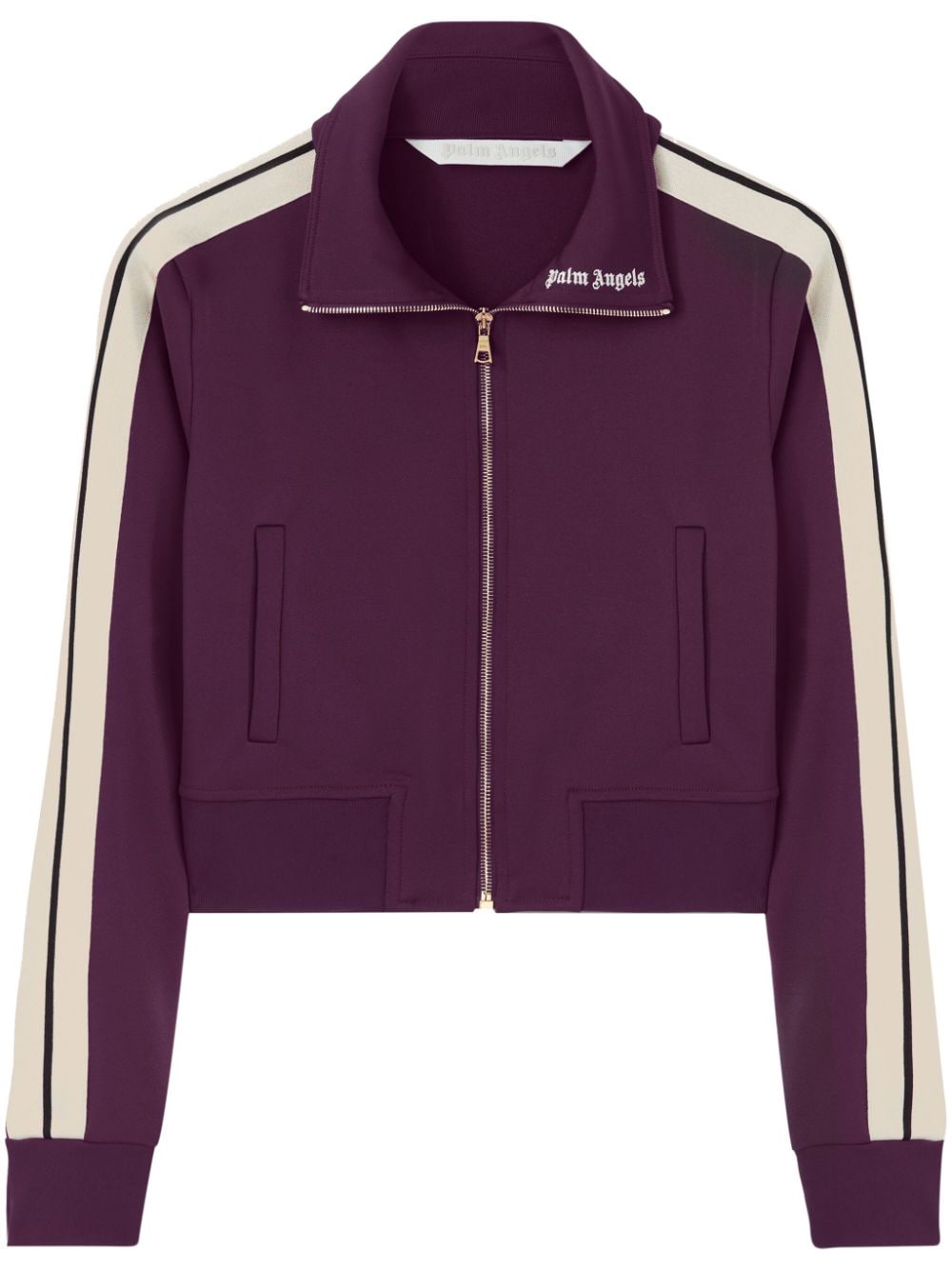 PALM ANGELS Palm Angels Logo-Embroidered Cropped Jacket