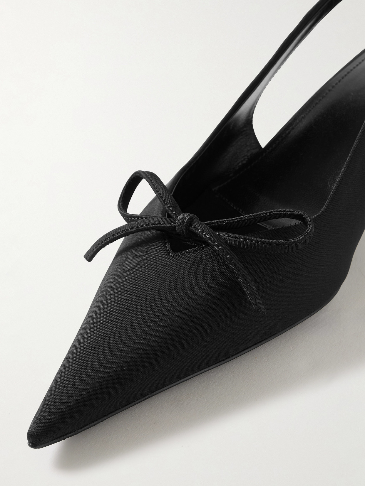 Buy Balenciaga Square Knife Slingback Mules - Black At 40% Off