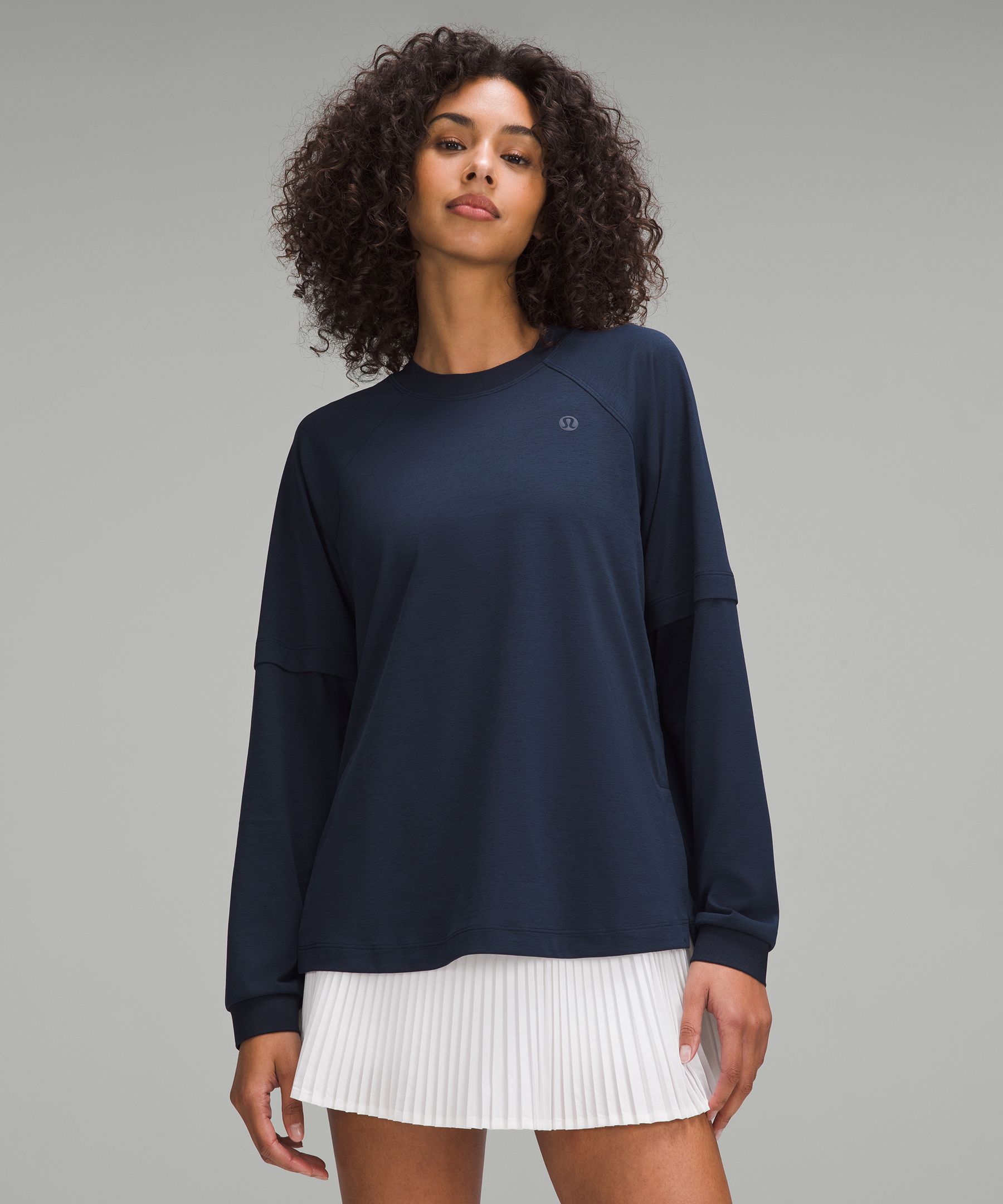 Lululemon Layered Long-Sleeve T-Shirt - True Navy | Editorialist