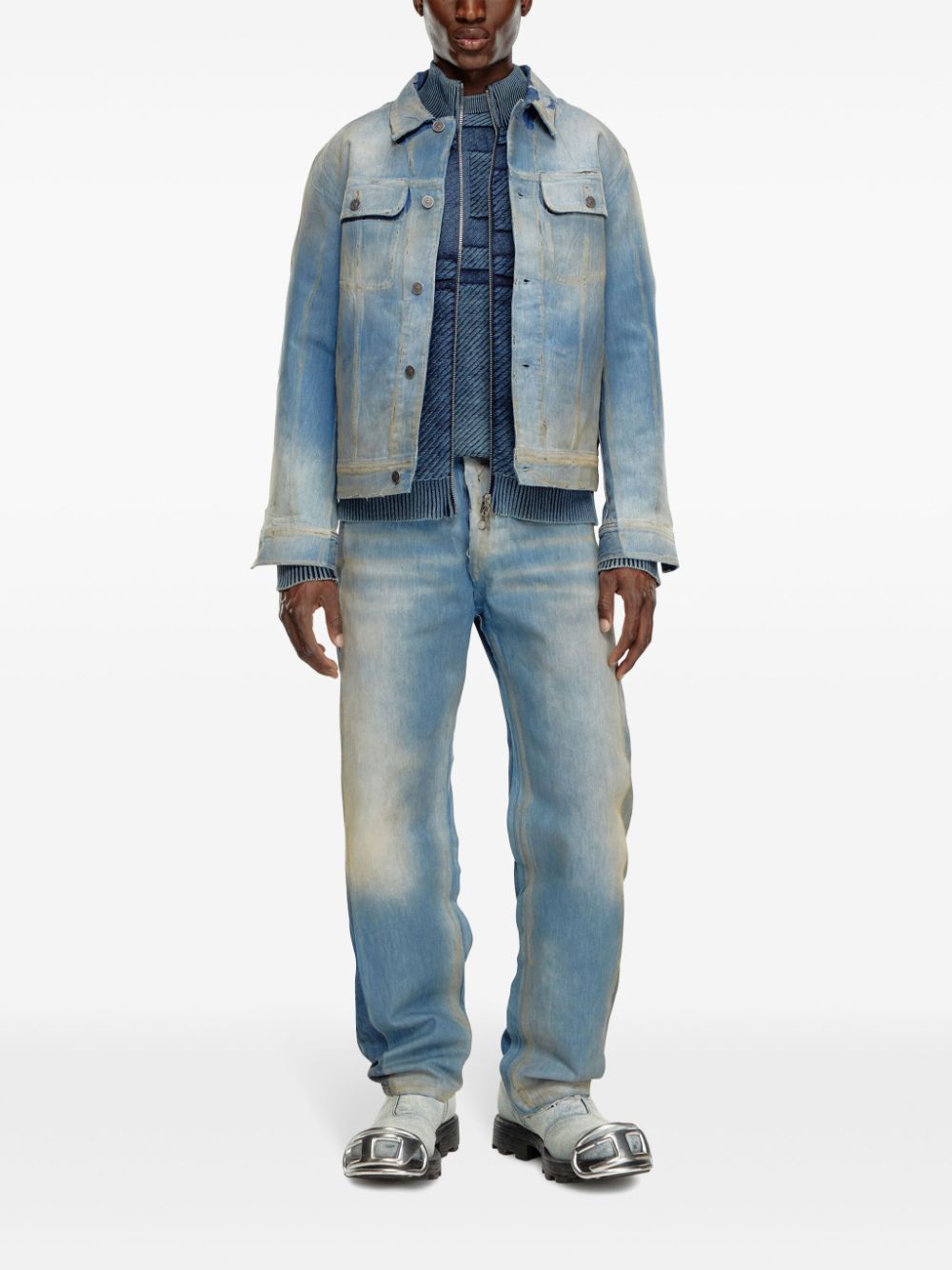 DIESEL® Diesel Distressed Denim Jacket