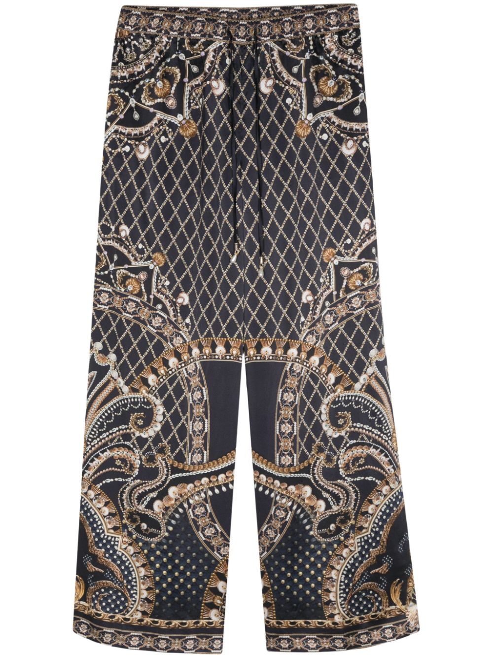 PIERRE-LOUIS MASCIA Floral-Print Hooded Shirt