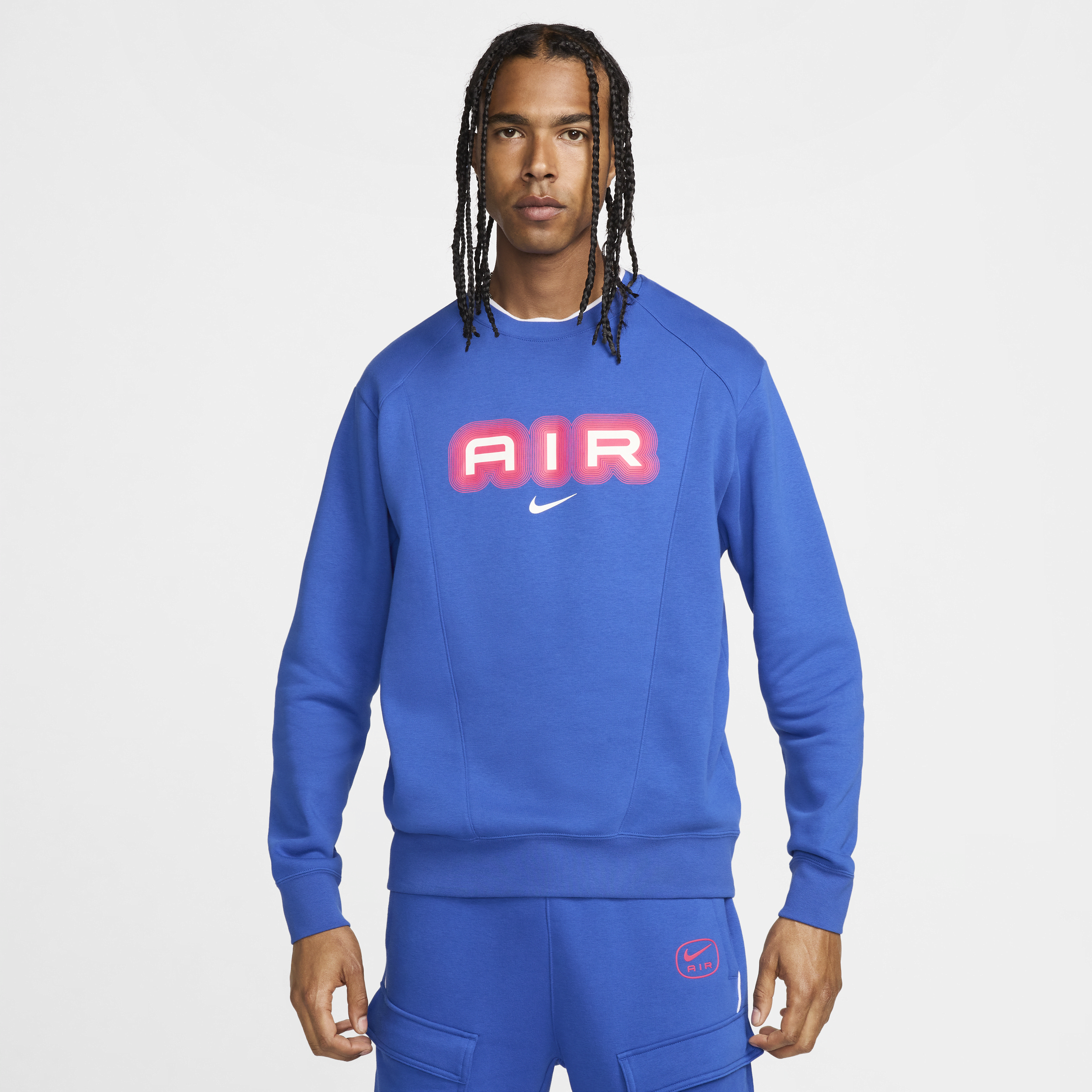 nike air crew sweatshirt blue