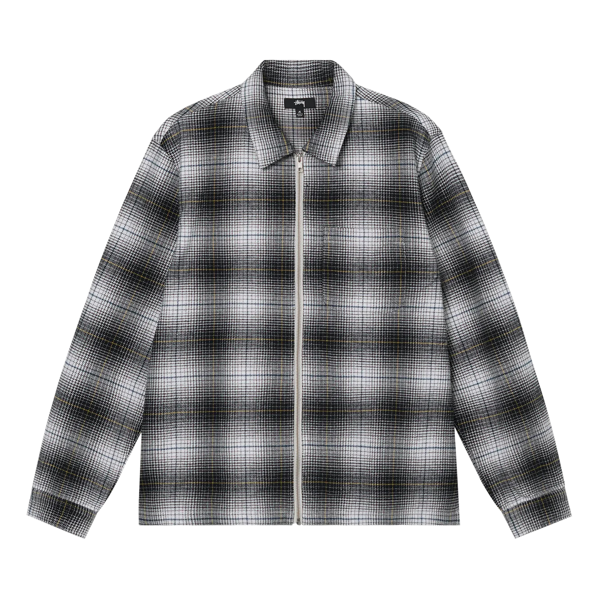 Supreme Shadow Plaid Rayon Shirt - Black | Editorialist