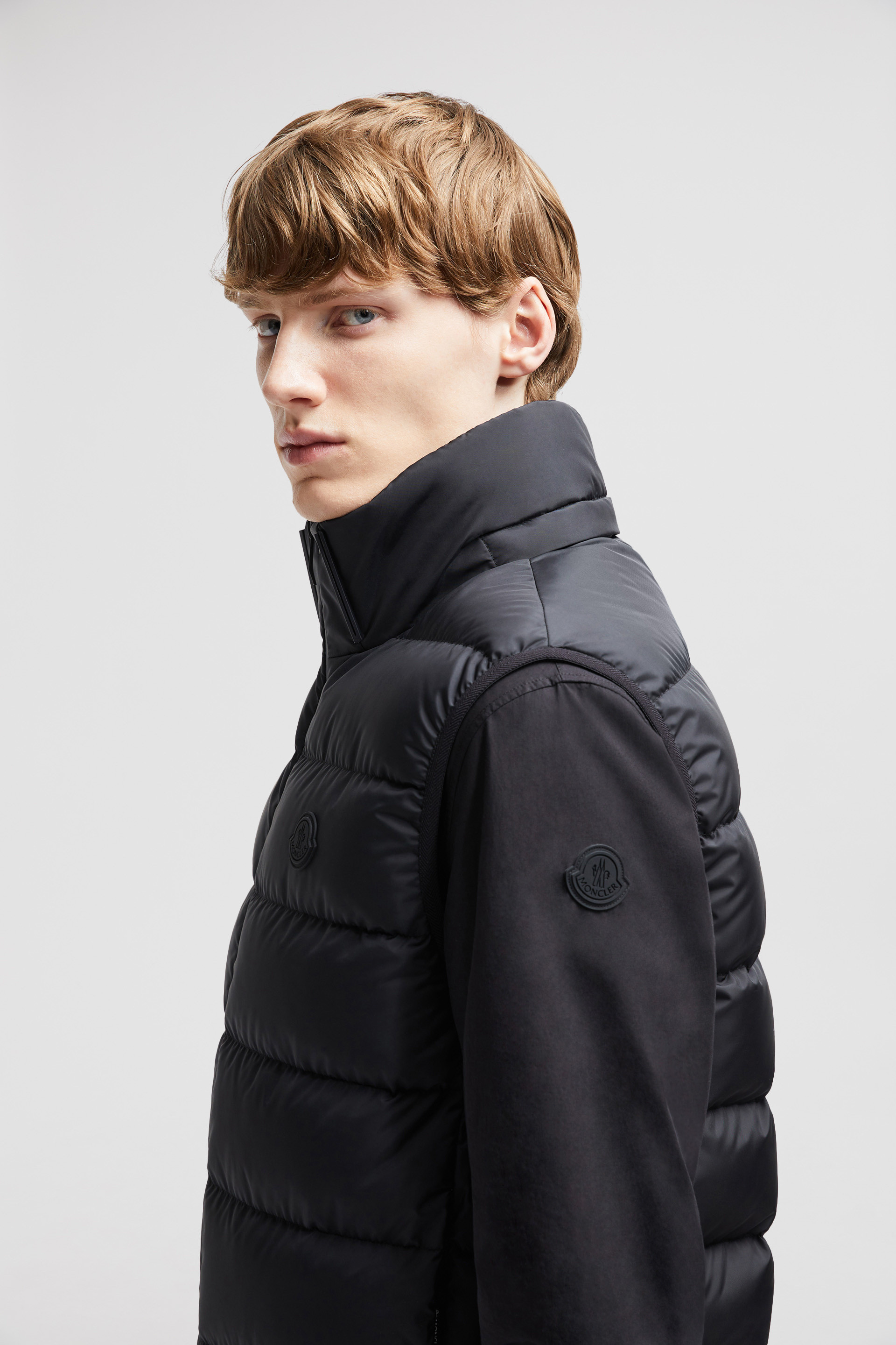 Moncler Valmasque Hooded Down Vest - Black | Editorialist