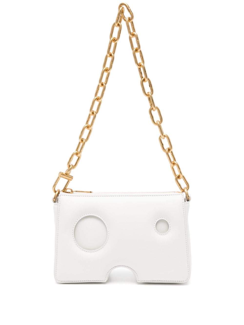 OFF-WHITE Burrow Leather Shoulder Bag