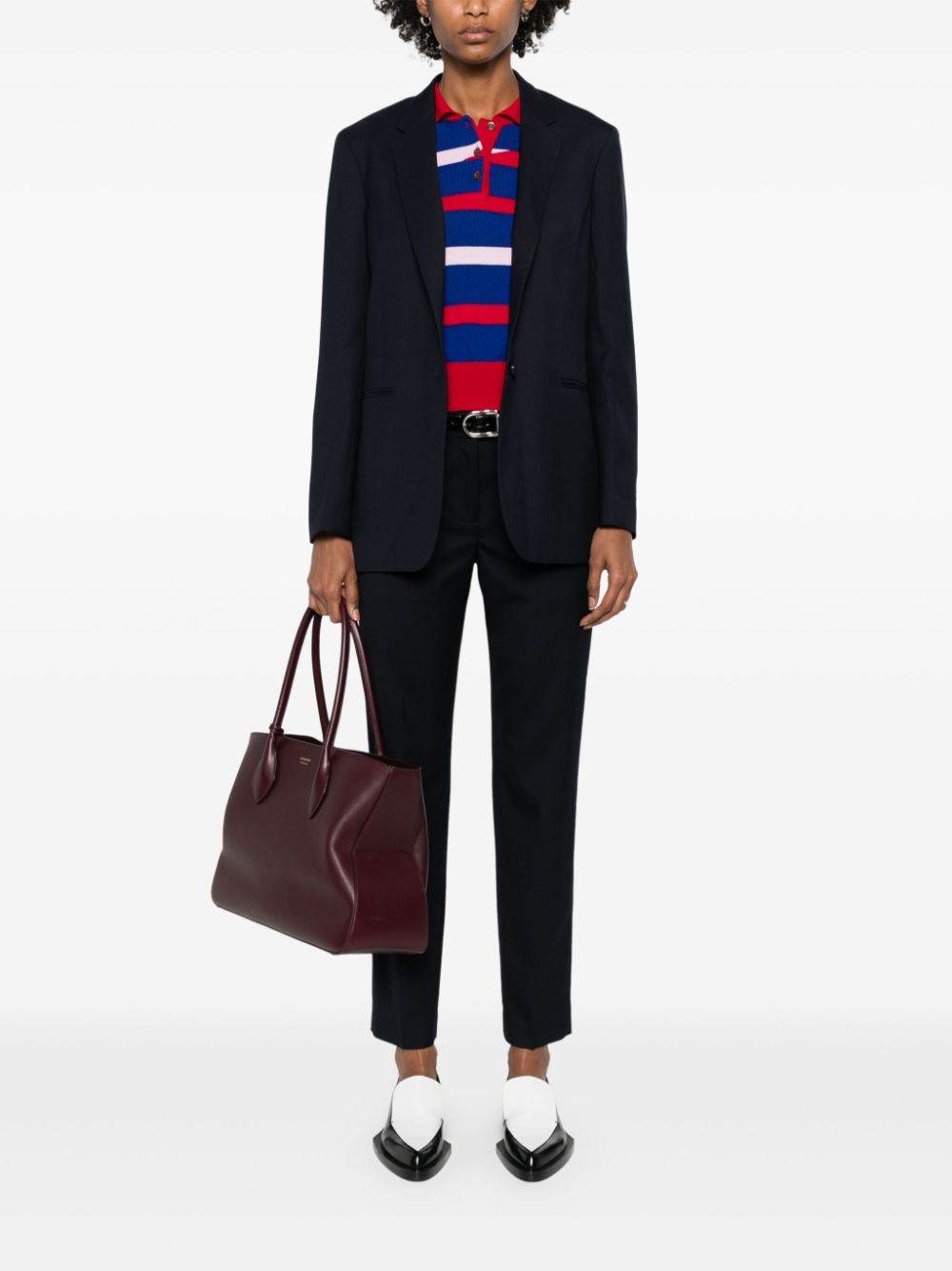 PAUL SMITH Pressed-Crease Wool Trousers