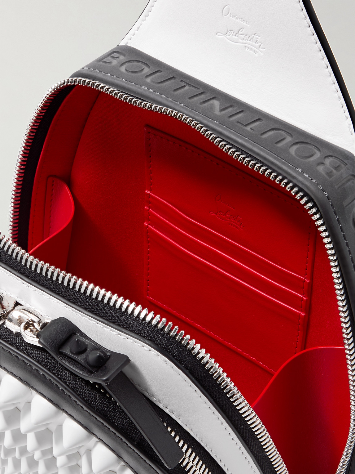 Male Christian Louboutin White Bag Christian Louboutin Loubifunk