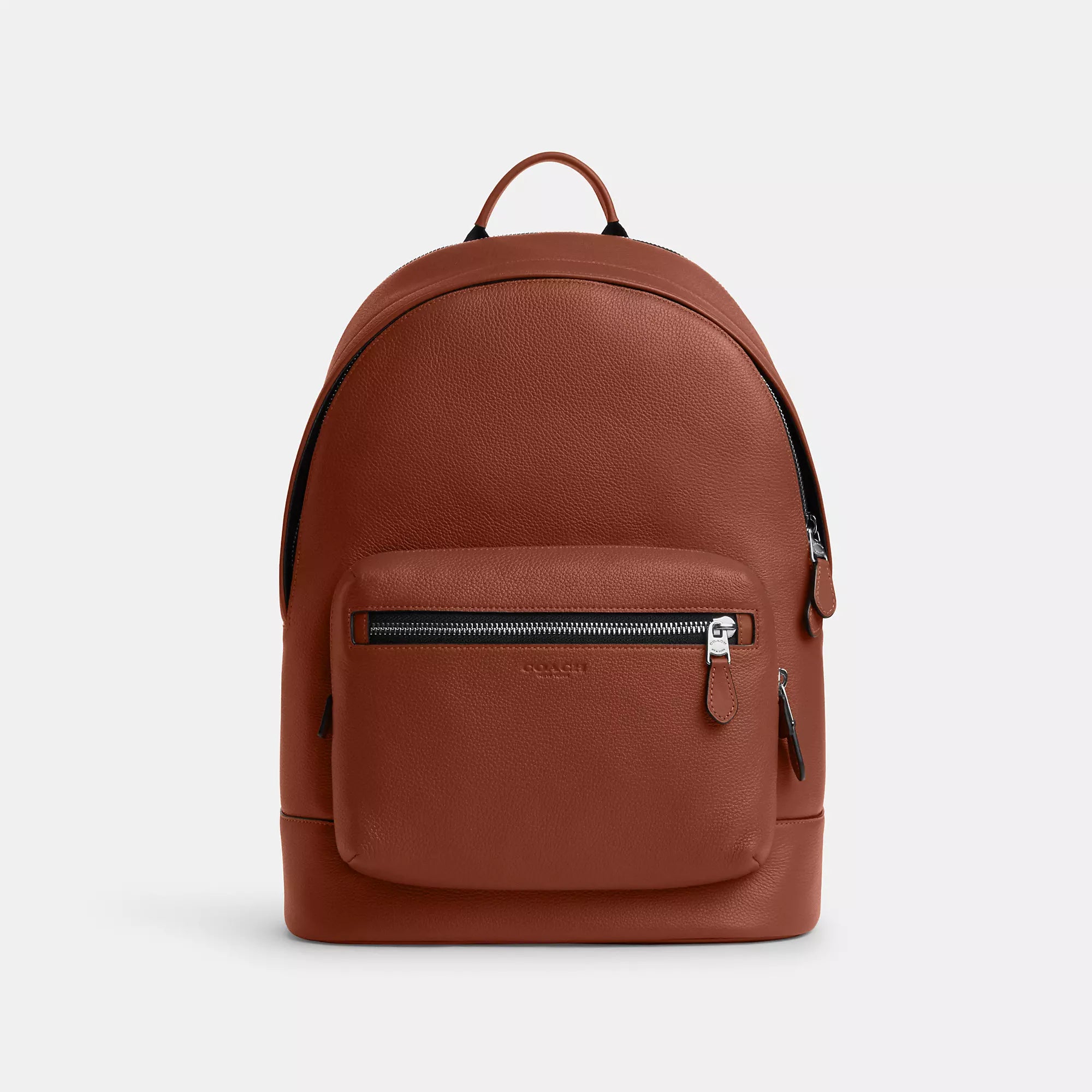 Coach Outlet Pebble Leather Backpack In Brown - 50% Off | Editorialist