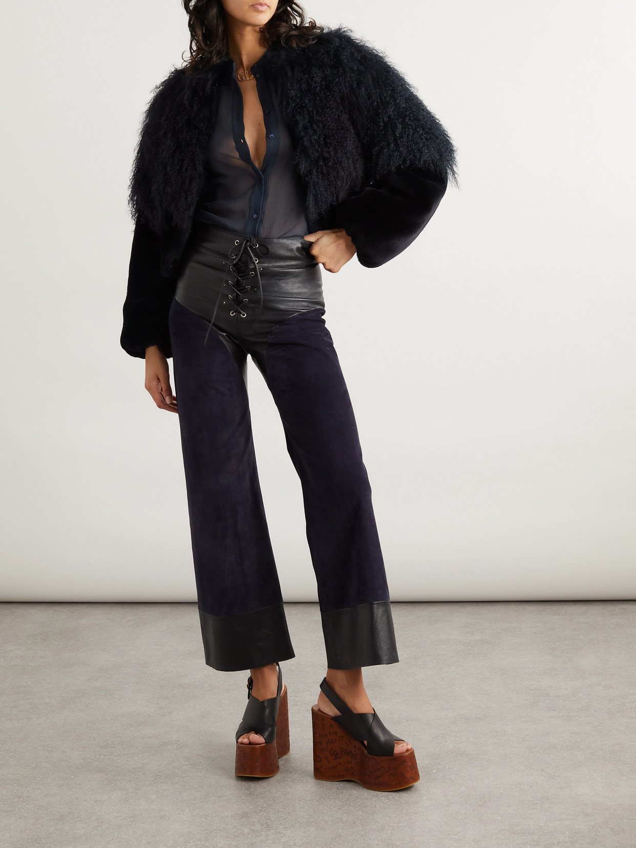 CHLOÉ Chloé Silk-crepon Shirt