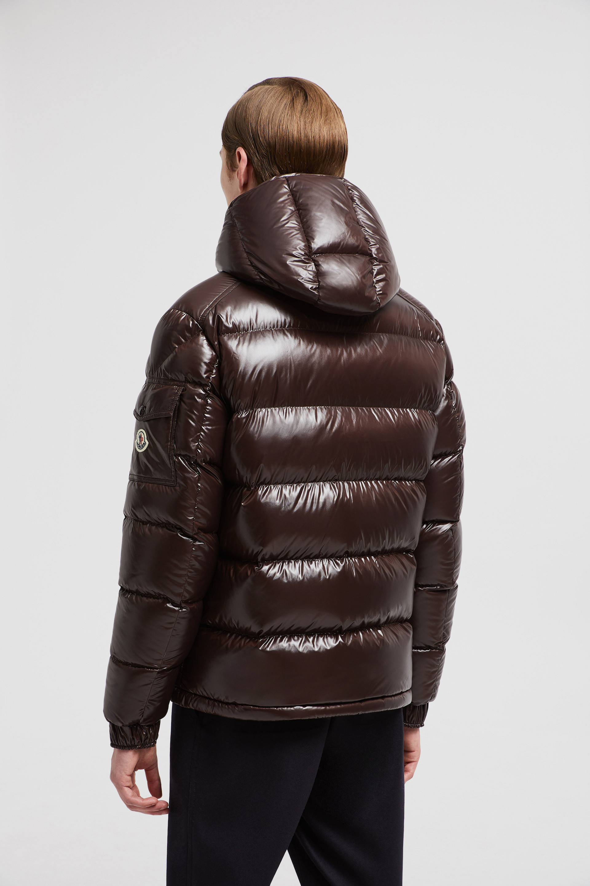Moncler Maya Hooded Down Jacket - Green | Editorialist