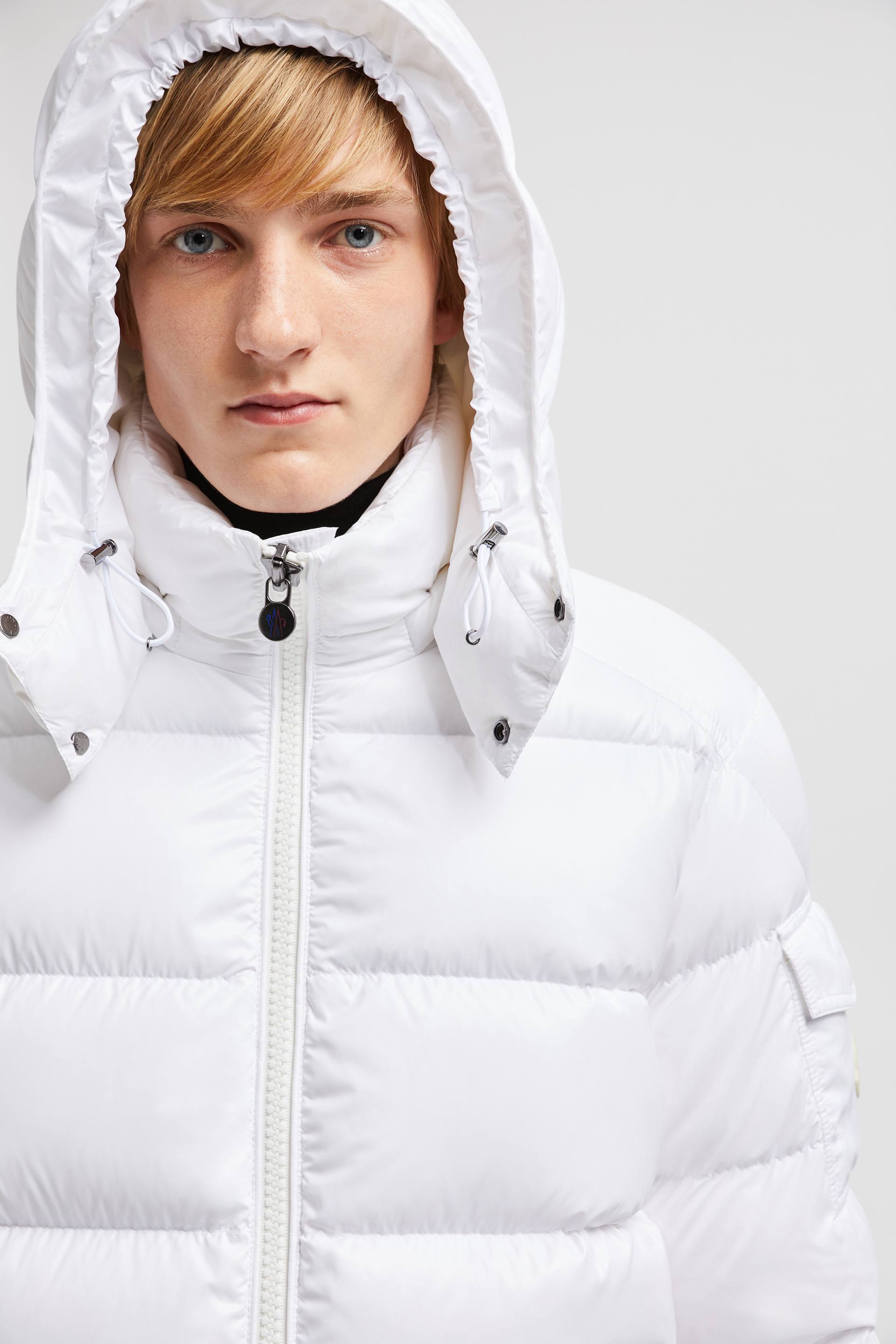 MONCLER 8A00024.84556 001 WHITE ポロシャツ