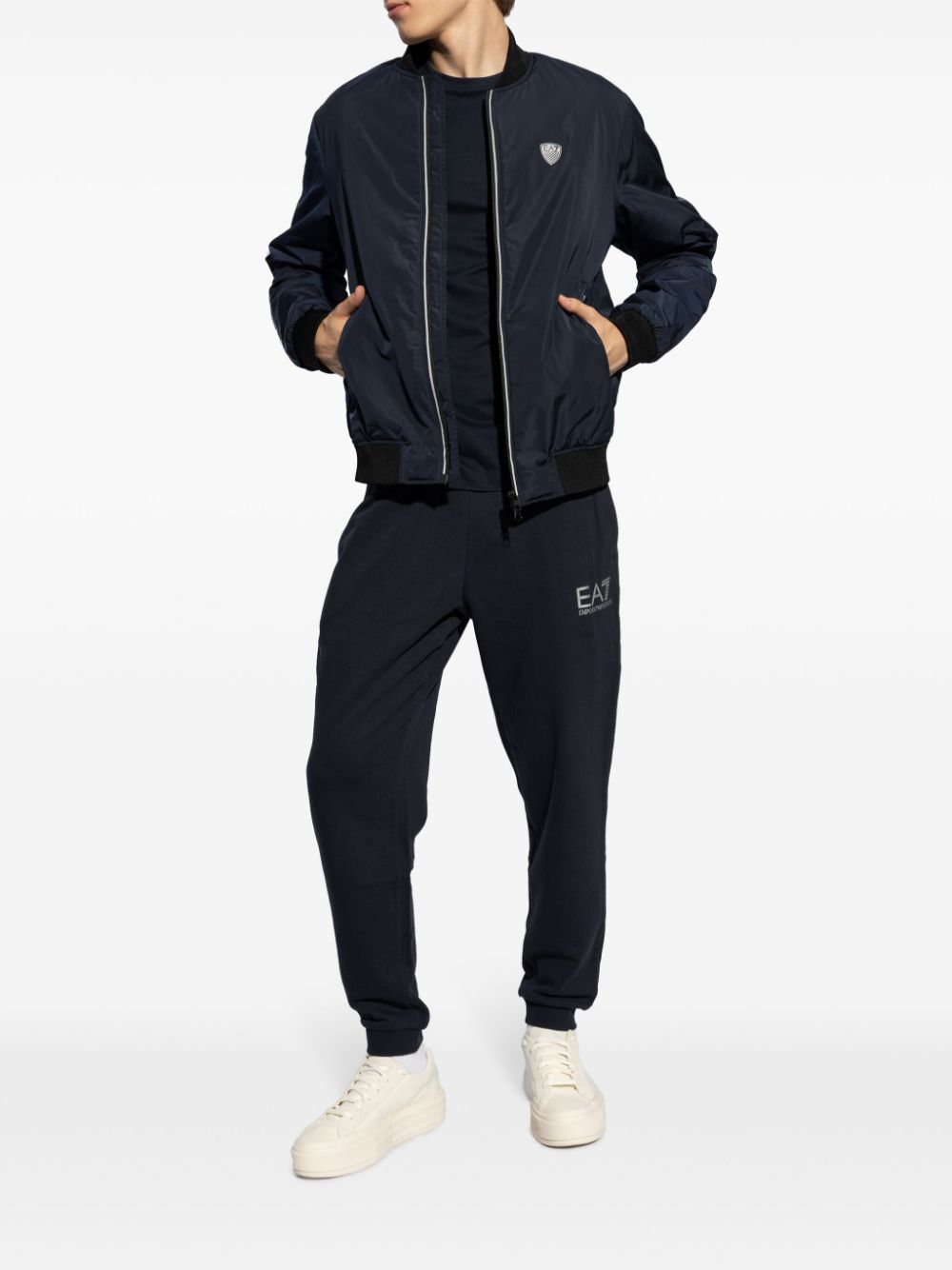 EA7 EA7 Emporio Armani Logo-Patch Bomber Jacket
