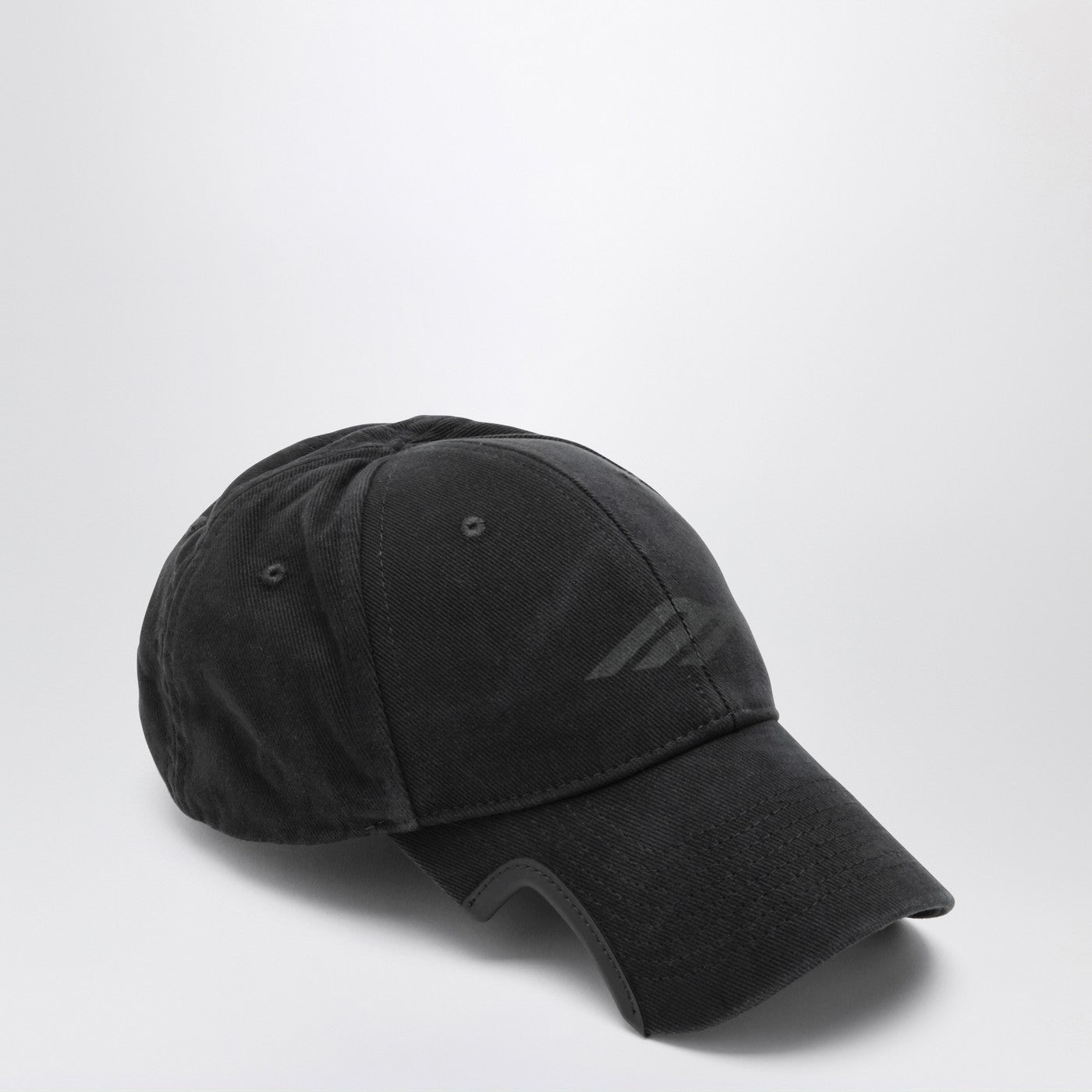 Balenciaga 3 B Stencil Baseball Cap In Black - 7% Off | Editorialist