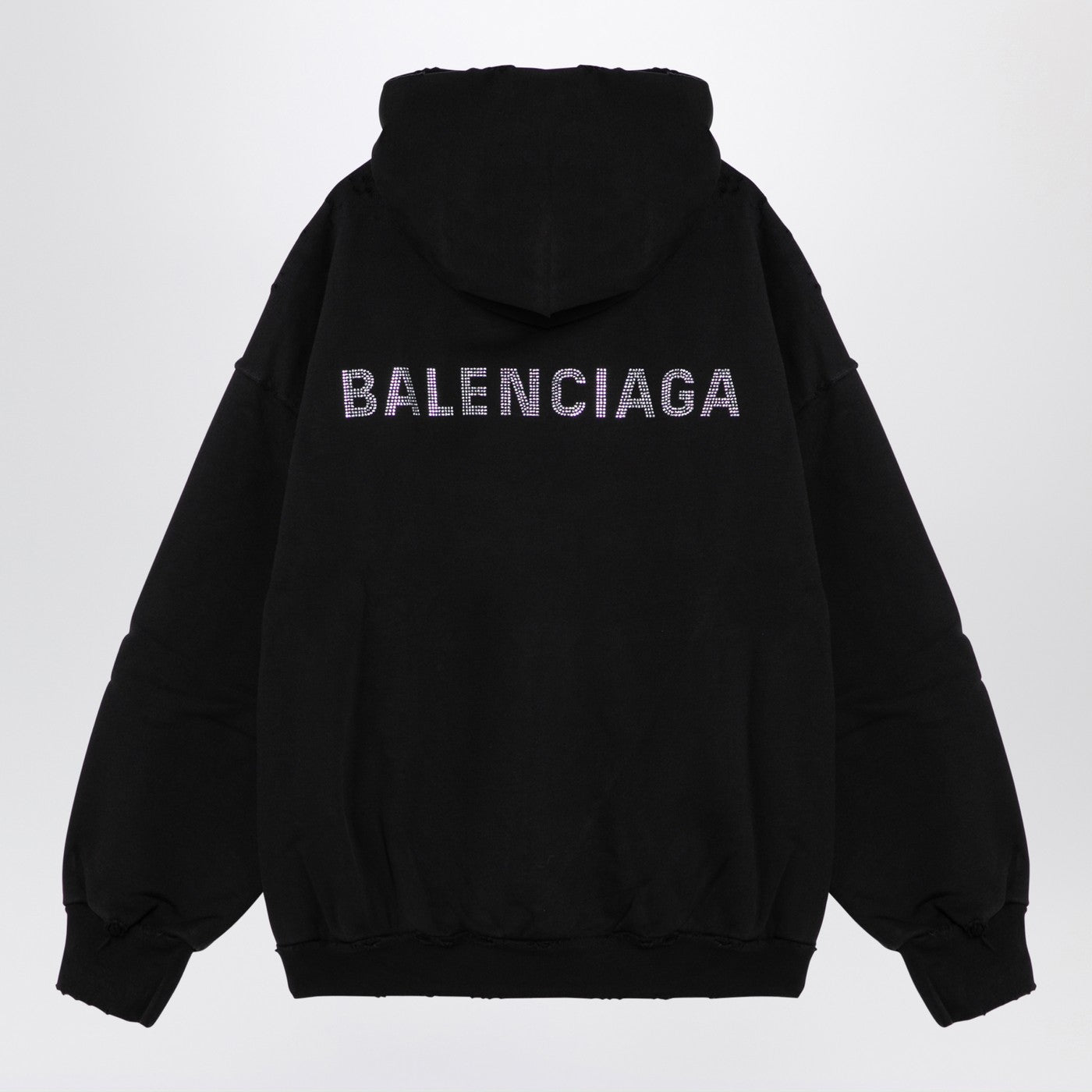 Balenciaga Archetype Fleece Hoodie In Black - 29% Off | Editorialist