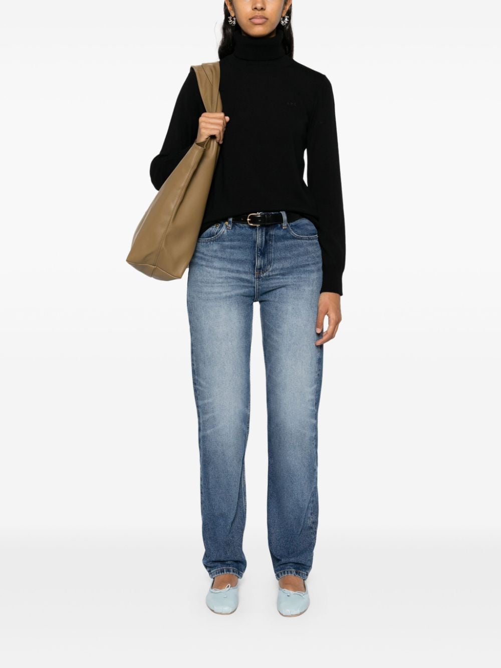 A.P.C. A.P.C. Kylie Mid-Rise Straight-Leg Jeans