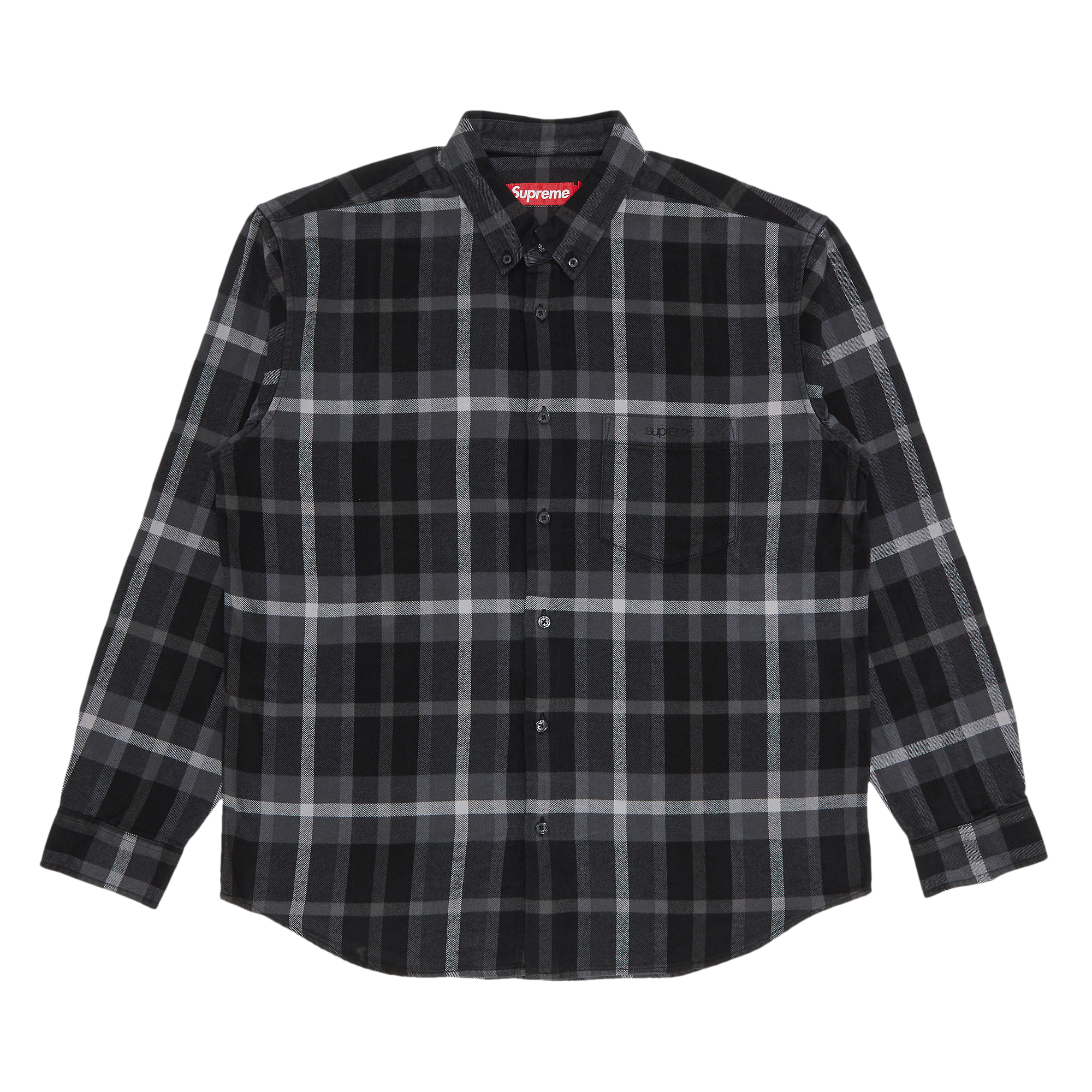 Supreme Shadow Plaid Flannel Shirt - Green | Editorialist