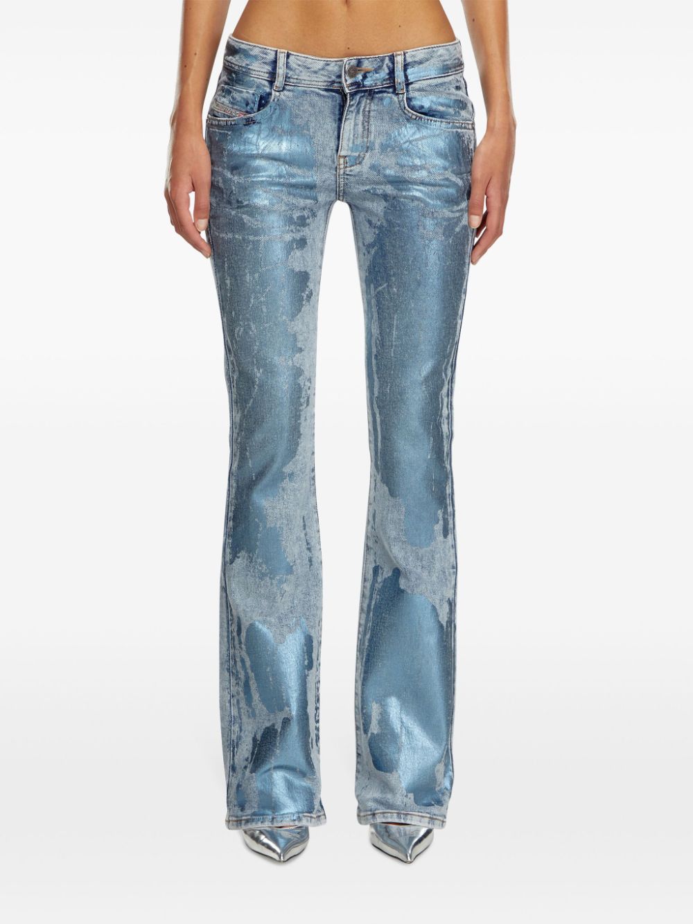 Diesel® 1969 D-Ebbey 0ajeu Flare Jeans In Blue - 30% Off