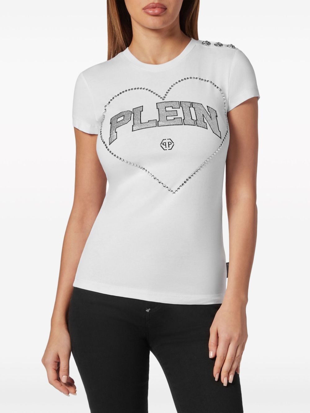 PHILIPP PLEIN Heart T-Shirt