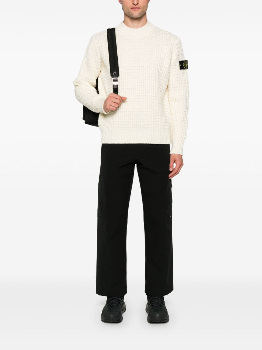 STONE ISLAND Stone Island Compass Badge 3D-Knit Jumper