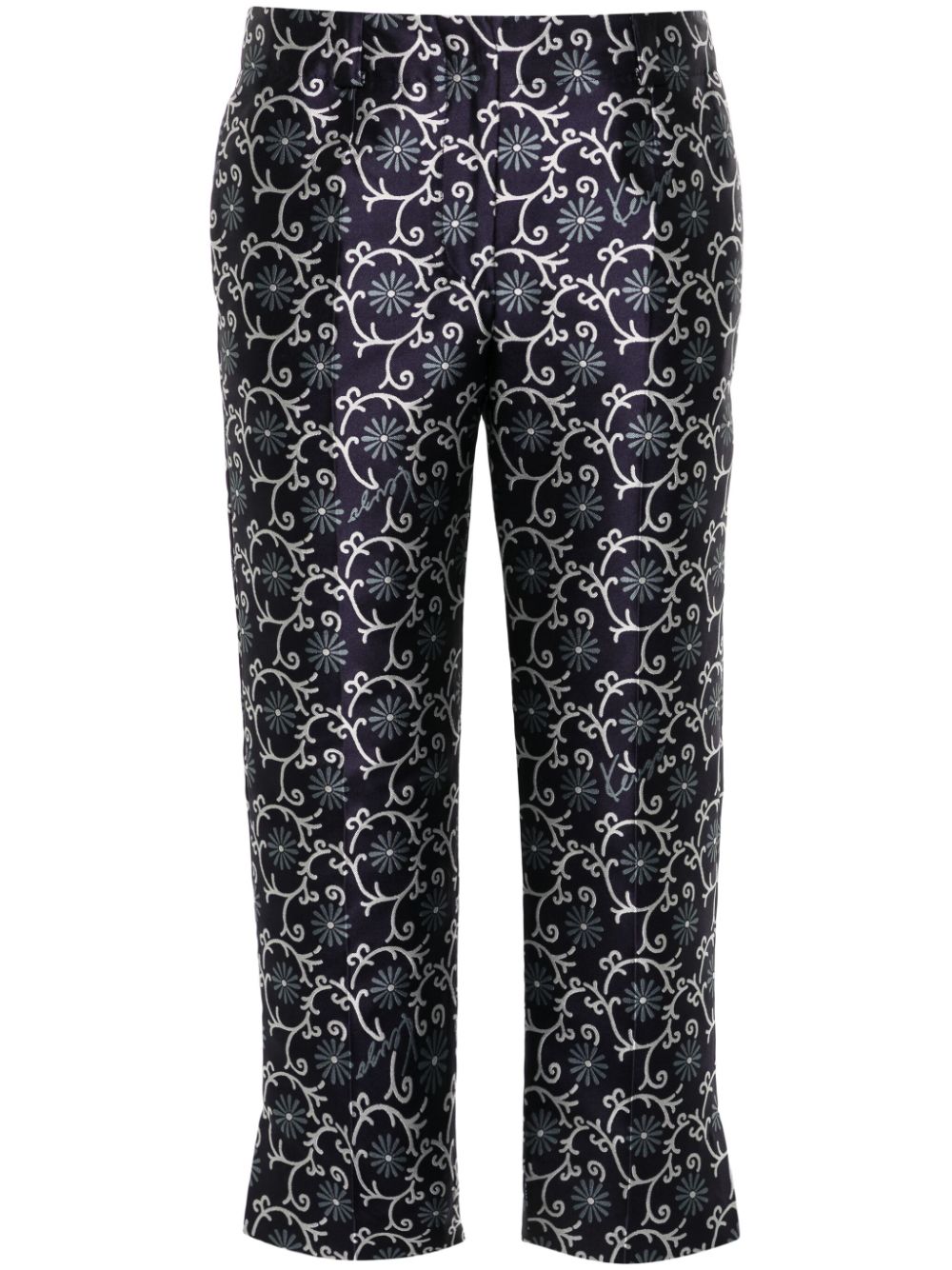 KENZO Kenzo Marguerite Jacquard Cropped Trousers