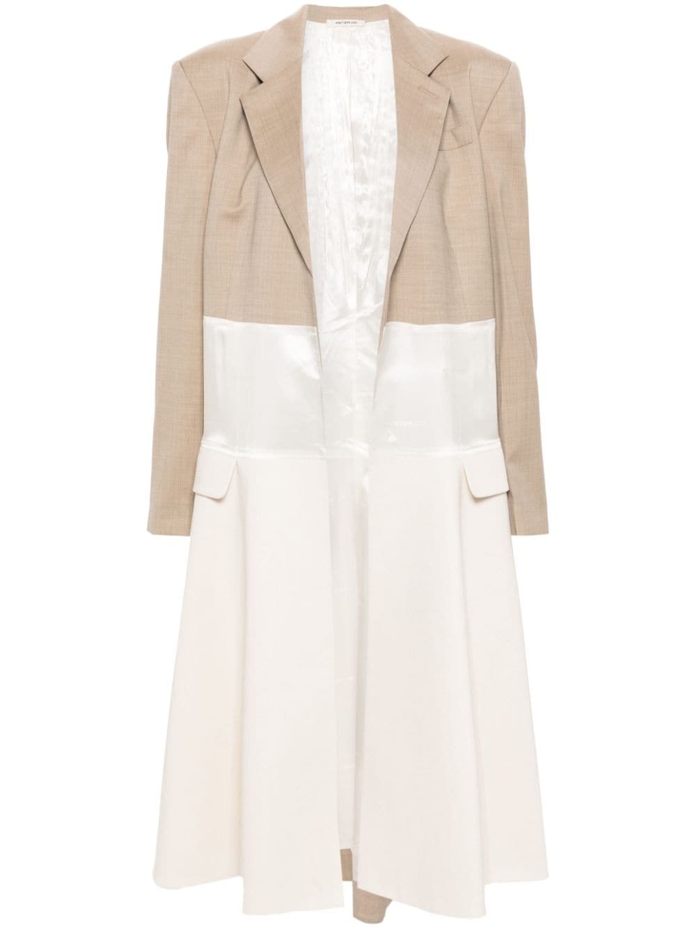 Peter Do Backless Faux Leather Trench Coat Only - Black | Editorialist