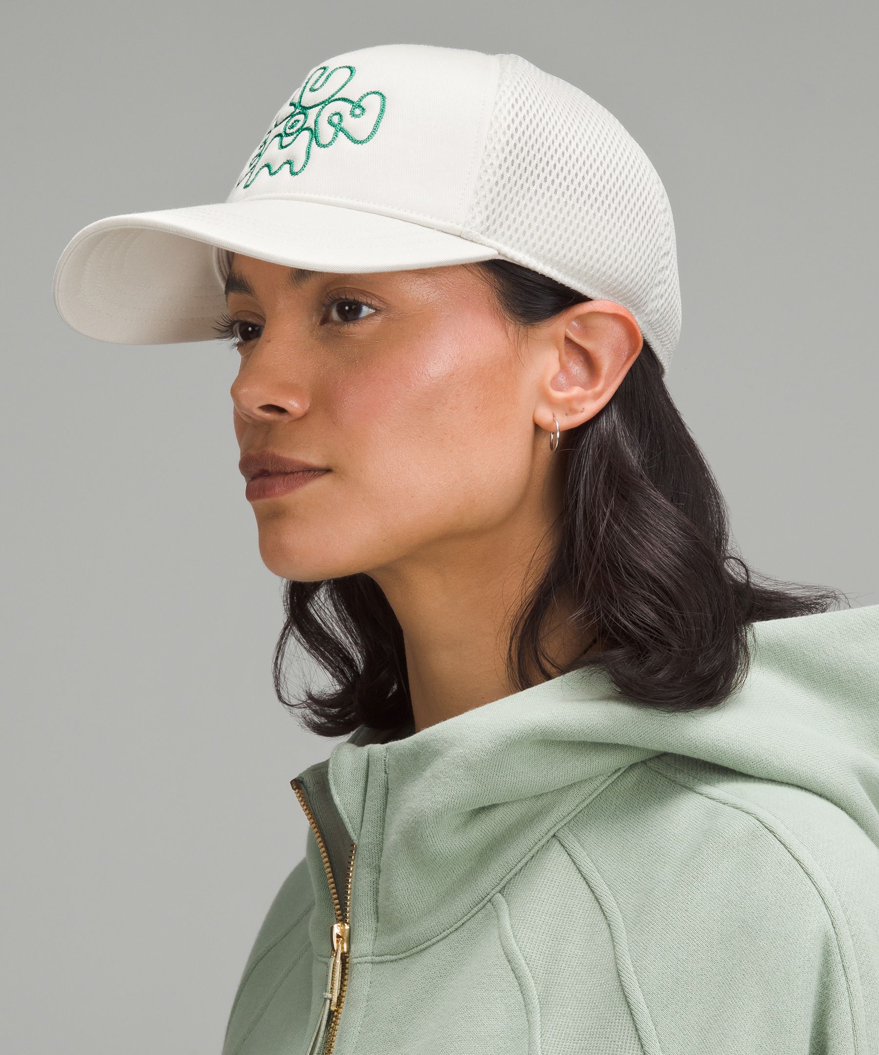 Lululemon NWT Trucker Hat in Bone Size S/M Lululemon Trucker Hat In Bronze Green | ModeSens main image 3
