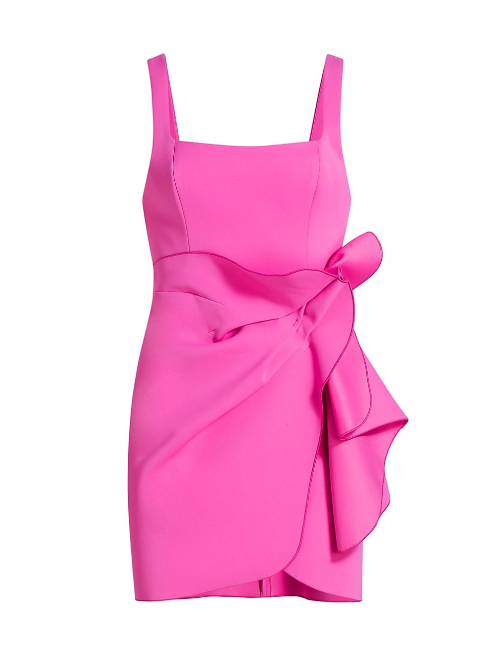 Acler Hewton Pin-Tuck Minidress - Fuchsia | Editorialist